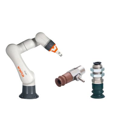 중국 KUKA LBR iisy 3 R760 6kg 호용하루 PISCO 진공흡수컵으로 작업하는 코봇 로봇 판매용