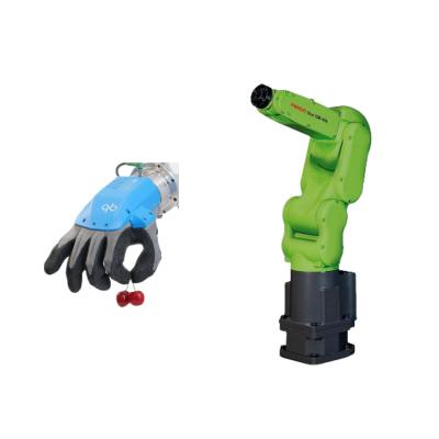 중국 6 축 유해물 4kg 550mm IP67 보호 Fanuc CR-4iA 로봇 QB Softhand Gripper로 협력 로봇 판매용
