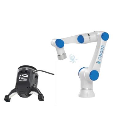 중국 CNGBS-G10 6 Axis Collaborative Robot With KONEI 2 Finger Gripper As Packing Cobot Robot 판매용