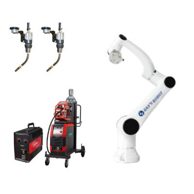 중국 Han's Robot Elfin Collaborative Robot E10 With MEGMEET Welder And Welding Guns As Automatic Welding Cobot 판매용