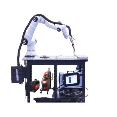 중국 Han's Robot Elfin Collaborative Robot E10 With MEGMEET Welder And Welding Guns As Automatic Welding Cobot 판매용
