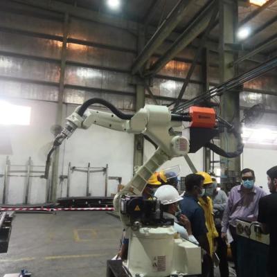 China Kawasaki Industrial Robotics BA006N für Tig Mig mit E01 Robot Controller Robot Arm als Schweißmaschine zu verkaufen