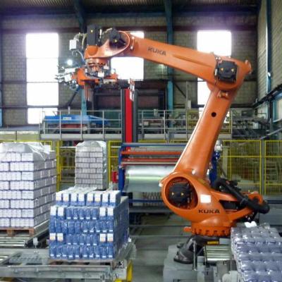 Chine KUKA Robot de palettisation KR 240 R3200 PA avec rails de guidage CNGBS comme bras de robot industriel de palettisation automatique à vendre