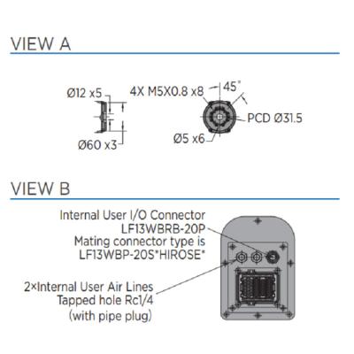 Chine GP7 6 bras d'axe robot pour la charge utile de manutention de matériel 7 kg atteindre 927 mm Robot de manutention de matériel rapide et précis à vendre