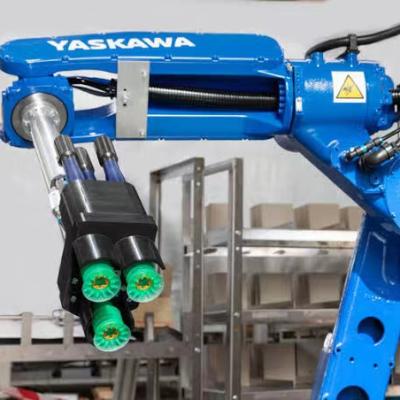 China Yaskawa 6 Axis Welding Robot Arm MOTOMAN GP25 Met CNGBS Positioner Voor Fabriek Als Lasersweismachine Te koop