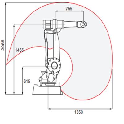 Chine ABB IRB2400 robot industriel doté d'un bras robotique à 6 axes et d'une charge utile maximale de 12 kg pour le soudage en tant que robot de soudage mig à vendre