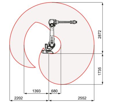中国 中型産業用ロボット ABB IRB 4600 6軸のロボット溶接機 販売のため