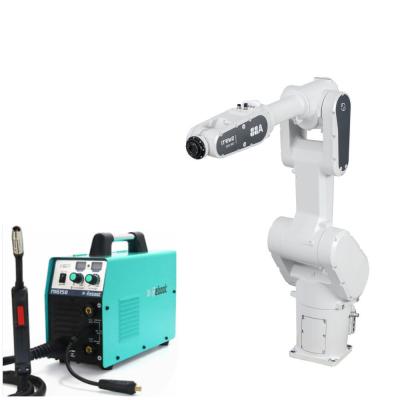 Chine Axe de collaboration multi du bras 6 de robot du but CRB1300 ABB avec la machine de soudure de MIG Megmeet à vendre
