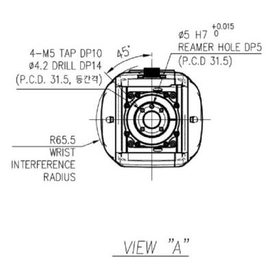 Chine HH7 Charge utile 7 kg atteindre 932 mm 6 axes haute précision haute fiabilité machine d'assemblage robot de manutention de matériaux à vendre