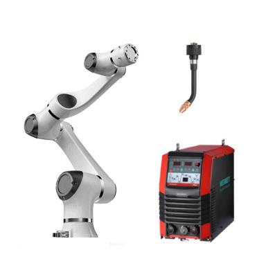 Chine Bras de collaboration de robot de la soudure Elfin05 de Cobot d'axe de Grey Hansrobot 6 avec la pince de robot d'Onrobot à vendre