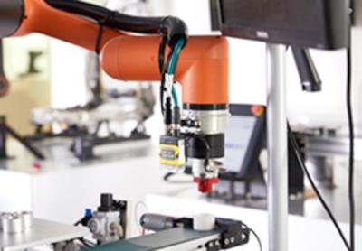 Chine Bras de collaboration de robot de Cobot Palletizer HCR-12 d'axe de Hanwha 6 avec la pince de système Onrobot de vision à vendre
