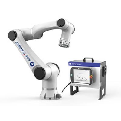 중국 HAN의 엘핀 시리즈 E5 코봇으로 픽 앤 플래시 머신 작업 AGV 로봇 유료 5kg 6 축 판매용
