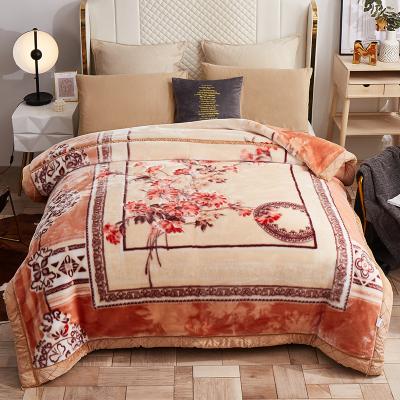 China Geweven polyester sublimatie deken voor luxe bed gedrukt huis deken in de winter Te koop