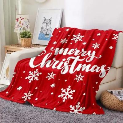 China Kleurvolle gedrukte deken voor kinderen in flanel voor gezellige kersttruien Te koop