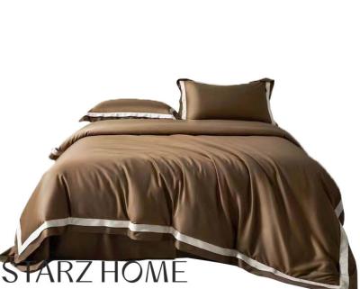 China 100% katoenen beddengoed Set Custom Size dekbed en beddengoed voor luxe 5-sterren hotels Te koop