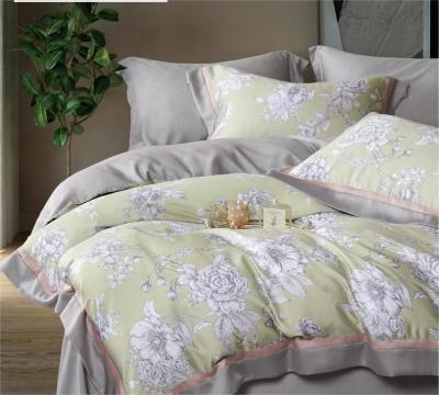 Cina Modello infinito Tipo 300tc Conteggio filati Lenzuola in fiore Stampato 100% cotone in vendita