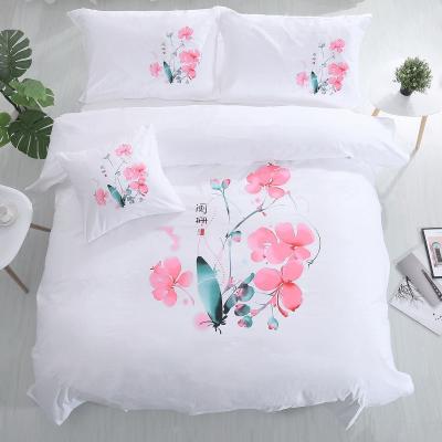 Cina 173 * 118 Densità di tessuto Puro cotone bianca lenzuola cinese e coperte di coperte in vendita