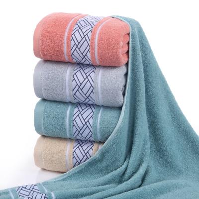 中国 カスタマイズされたデザイン サポートされた浴巾 全綿 吸収性ユニセックス 大サイズ 販売のため