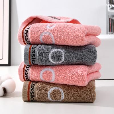 中国 日常の顔洗浄と水吸収のためのカスタマイズされたカラーチェックされた家庭用タオル 販売のため