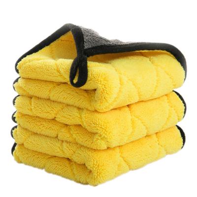 Cina Asciugamano auto Asciugamano finestrino Super morbido Non-lint Corallino Fleece per Home Hotel Spa in vendita