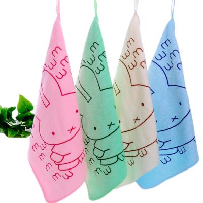 Cina Asciugamano per bambini in microfibra da cucina 25*25cm Asciugamano per bambini ad assorbente morbido in vendita