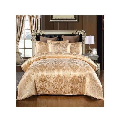 Cina Stampa a schermo rotante in stile europeo Set di lenzuola satinata 3 4 6 7 pezzi Cassa cuscino a foglio di cotone copertura copriletto in vendita
