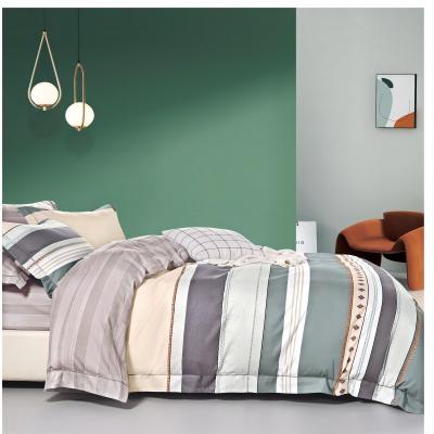 China 6 kg katoenen luxe beddengoed Set 4pcs Drukplaten Dekbed Dekbed Kussenschuur Inbouwplaat Te koop