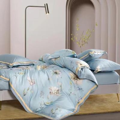 Cina 3-3.5 kg Mercurio Copertura di copriletto Set di lenzuola di cotone Set di biancheria da letto Retardante di fiamma per la casa SX001 in vendita