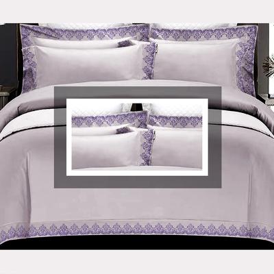 Cina Set di coperte da 60 tessuti 2023 biancheria da letto estiva Set letto di lusso 100% cotone per la casa dell'hotel in vendita