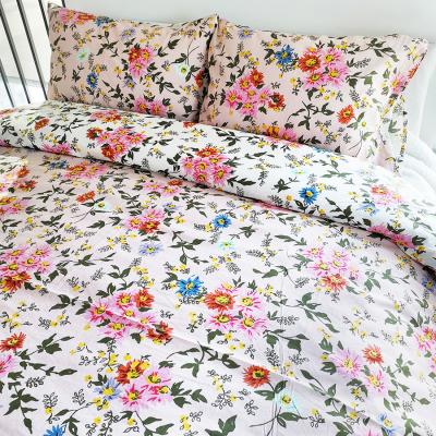 Cina Standard Nazionali Color Fastness Grade Modern Bedroom Sets 3 PCS Lenzuola di cotone 100% in vendita