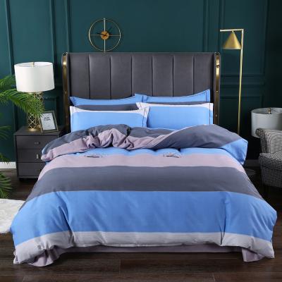 Cina 200TC cotone quattro pezzi stampato copertura letto cuscino con stile europeo e americano in vendita