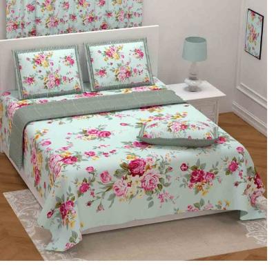 Cina 108 x 108 pollici Letto doppio senza articolazioni in cotone per matrimoni in vendita