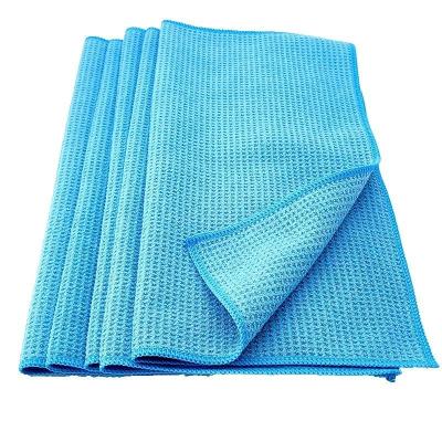 中国 ポリエステル マイクロファイバー カーケア製品 380 GSM ワッフル 織物 乾燥巾 詳細 販売のため