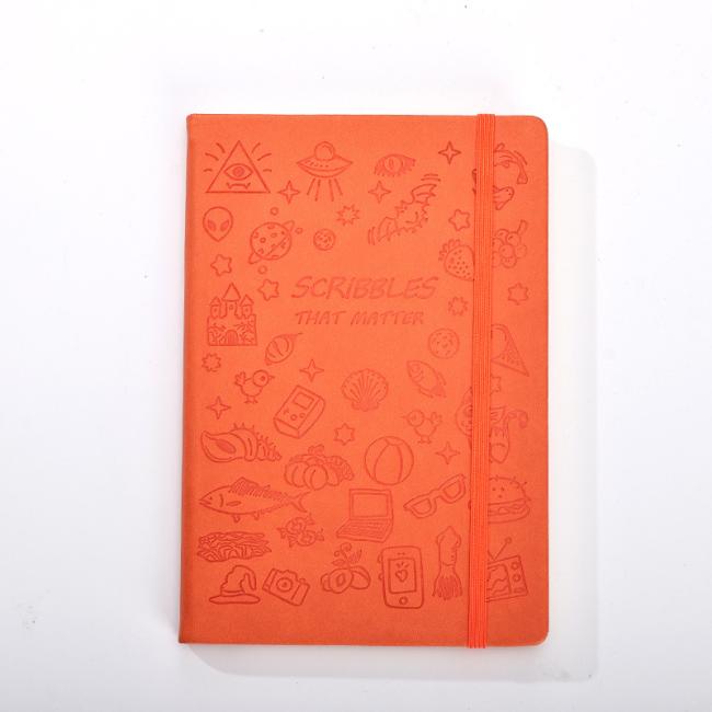 Spiral Hardcover Notebook side view