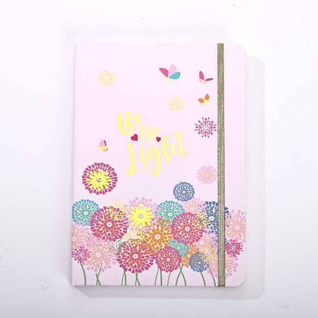 Spiral Hardcover Notebook open view