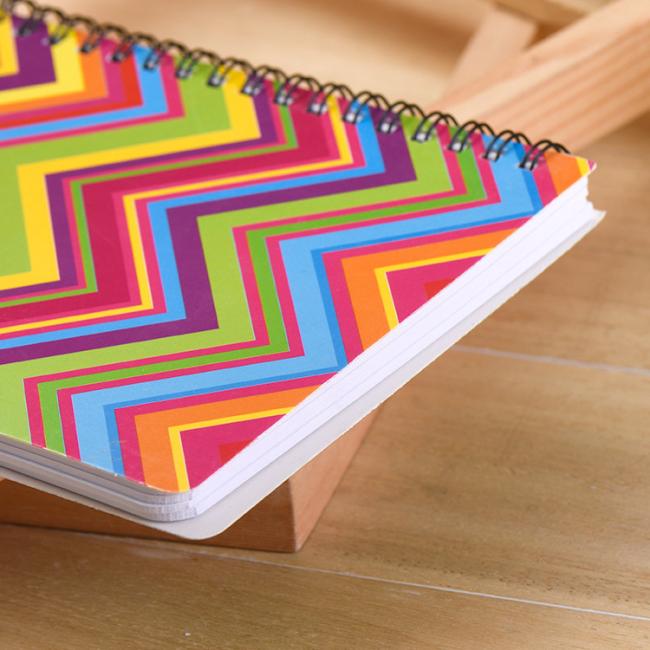 Spiral Hardcover Notebook detail of elastic band