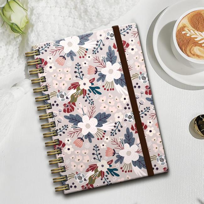 Spiral Hardcover Notebook side view