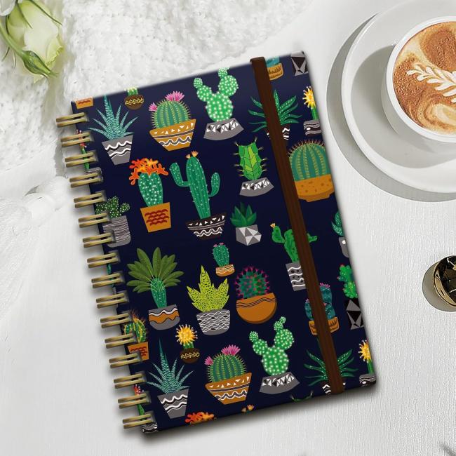 Spiral Hardcover Notebook customization example