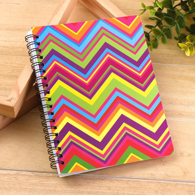 Spiral Hardcover Notebook in use
