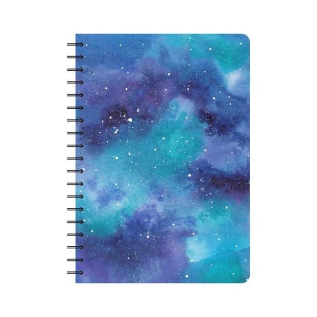 Custom spiral hardcover notebook with personalized cover design