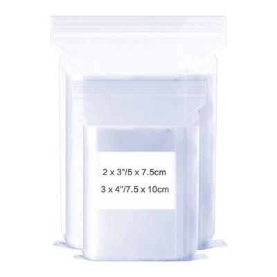 Κίνα 3x4 k ίντσας τσάντα αποθήκευσης, LDPE Resealable πλαστικές τσάντες τεχνών προς πώληση