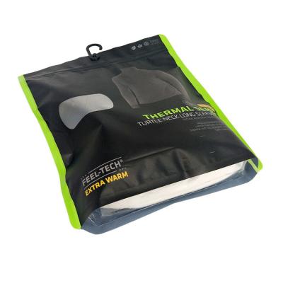 Chine Sac de empaquetage zip-lock de sous-vêtements de VmPET avec le crochet accrochant asp à vendre