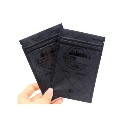중국 창 CMYK/Pantone 인쇄를 가진 Resealable 까만 Mylar 지플락 포장 부대 판매용
