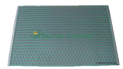 China TRH-1 Hook Strip Flat Shaker Screen For FIC2000 PWP Shale Shaker Deck Screen for sale