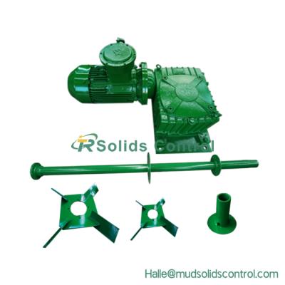 China Anti-Settlement Tank Agitator TRJQB15 Drilling Mud Agitator with Impeller Speed of 60/72r/min and Motor Power of 15kw for sale