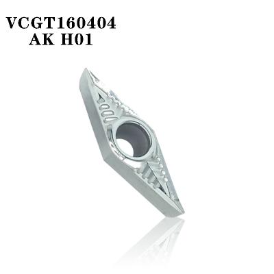 Cina Il carburo del tornio del metallo di VCGT160404-AK H10F non inserisce per alluminio rivestimento in vendita