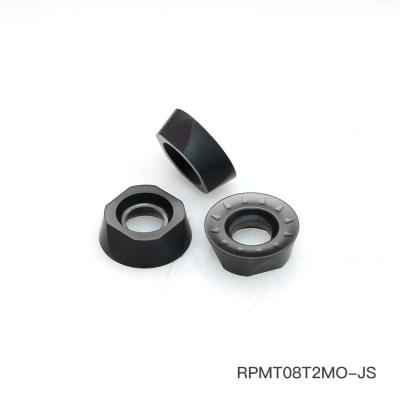 China RPMT08T2MOE-JS CNC Carbide Safety Milling Inserts PVD CVD for sale