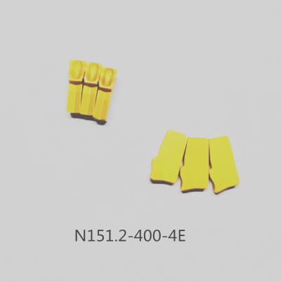 China Divisão do carboneto do CNC de N151.2-400-4E e inserções do sulco para a liga à venda