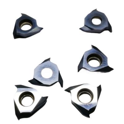 China Narrow / Wide Cutting Tools Carbide Threading Inserts With Coarse / Fine Thread Pitch for sale