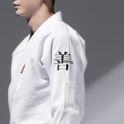 Cina Uniforme da Jiu Jitsu Brasiliano 500gsm Bianco GI per Jiu Jitsu in vendita